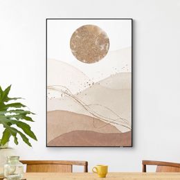 Bilderwelten Wechselbild Aquarell Landschaft Sonnensturm