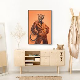 Bilderwelten Wechselbild Modischer Leopard