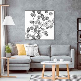 Bilderwelten Wechselbild Schwarz Wei&szlig; Aquarell Eukalyptuszweig