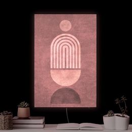 Bilderwelten LED-Wechselbild Boho Geometrie