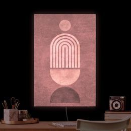 LED-Wechselbild Boho Geometrie