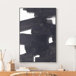 Bilderwelten Wechselbild Kr&auml;ftige schwarze Pinselstriche