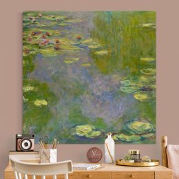 Akustikbild Claude Monet - Gr&uuml;ne Seerosen