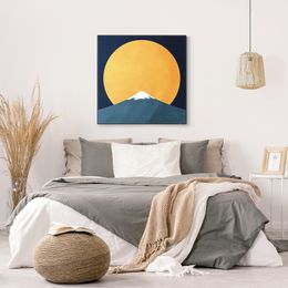 Bilderwelten Wechselbild Sonne, Mond und Berge