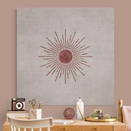 Akustikbild Boho Sonne I