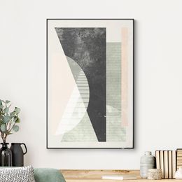 Bilderwelten Wechselbild Sanftes Bauhaus mit Struktur