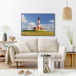 Bilderwelten Wechselbild Leuchtturm in Schleswig-Holstein