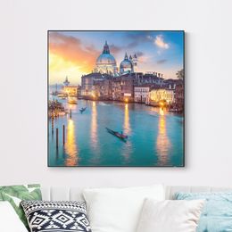 Bilderwelten Wechselbild Sunset in Venice