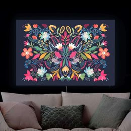 LED-Wechselbild Fridas Garten Illustration II