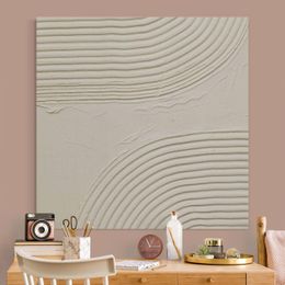 Akustikbild Farbstruktur in Beige