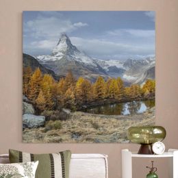 Akustikbild Schweiz Matterhorn im Herbst