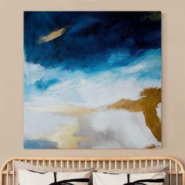 Akustikbild Winterlandschaft mit Akzenten