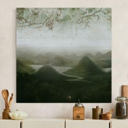 Akustikbild Blick auf die Berge im Osten