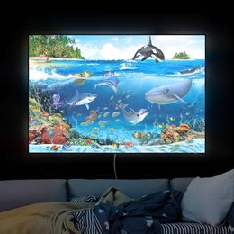 Bilderwelten LED-Wechselbild Animal Club International - Unterwasserwelt mit Tieren