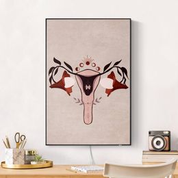 Bilderwelten LED-Wechselbild Boho Uterus
