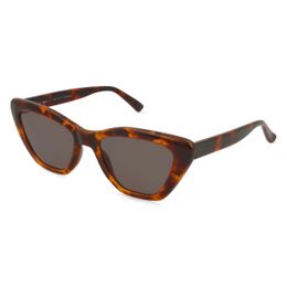 Fielmann BD 605 SUN FA ELLA II | Damen-Sonnenbrille | Fassung: Vollrand, Butterfly, Propionat, Havanna Gl&auml;nzend | Glasfarbe: G15