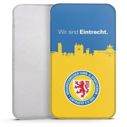 DeinDesign iPhone 16 Pro Max Handy H&uuml;lle Tasche Sleeve Socke Schutzh&uuml;lle Logo Eintracht Braunschweig Official Licensed Product Sleeve