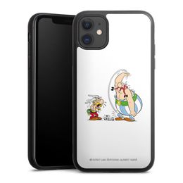 DeinDesign iPhone 11 Handy Gallery Case Handyh&uuml;lle 9H Geh&auml;rtetes Glas R&uuml;ckseite H&uuml;lle Obelix Official Licensed Product Asterix Gallery Case