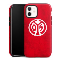 DeinDesign iPhone 12 mini Handy Panzer Handyh&uuml;lle robuste Outdoor H&uuml;lle Schutzh&uuml;lle gl&auml;nzend 1. Fsv Mainz 05 E.V. Nullf&uuml;nfer Official Licensed Product Tough Case