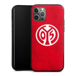DeinDesign iPhone 12 Pro Handy Silikon H&uuml;lle Case schwarz Handyh&uuml;lle 1. Fsv Mainz 05 E.V. Nullf&uuml;nfer Official Licensed Product