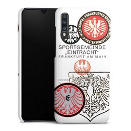 DeinDesign Galaxy A70 Handy Premium Case Smartphone Handyh&uuml;lle Schutzh&uuml;lle gl&auml;nzend Retro Eintracht Frankfurt Official Licensed Product Premium Case