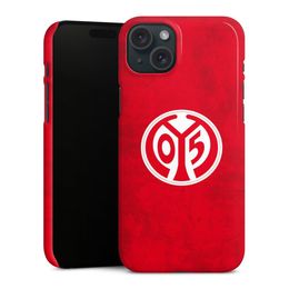 DeinDesign iPhone 15 Plus Handy Premium Case Smartphone Handyh&uuml;lle Schutzh&uuml;lle gl&auml;nzend Nullf&uuml;nfer 1. Fsv Mainz 05 E.V. Official Licensed Product Premium Case