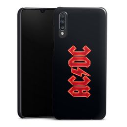 DeinDesign Galaxy A70 Handy Premium Case Smartphone Handyh&uuml;lle Schutzh&uuml;lle gl&auml;nzend Official Licensed Product Acdc Logo Premium Case