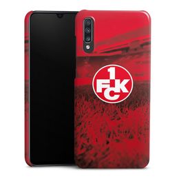 DeinDesign Galaxy A70 Handy Premium Case Smartphone Handyh&uuml;lle Schutzh&uuml;lle gl&auml;nzend 1. Fck 1. Fc Kaiserslautern Official Licensed Product Premium Case
