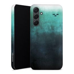 DeinDesign Galaxy A35 5G Handy Premium Case Smartphone Handyh&uuml;lle Schutzh&uuml;lle gl&auml;nzend Turquoise Water Fish Premium Case
