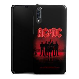 DeinDesign Galaxy A70 Handy Premium Case Smartphone Handyh&uuml;lle Schutzh&uuml;lle gl&auml;nzend Band Acdc Official Licensed Product Premium Case