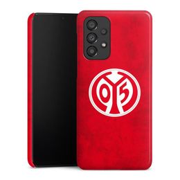 DeinDesign Galaxy A33 5G Handy Premium Case Smartphone Handyh&uuml;lle Schutzh&uuml;lle gl&auml;nzend 1. Fsv Mainz 05 E.V. Nullf&uuml;nfer Official Licensed Product Premium Case
