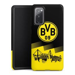 DeinDesign Galaxy S20 FE Handy Panzer Handyh&uuml;lle robuste Outdoor H&uuml;lle Schutzh&uuml;lle gl&auml;nzend Borussia Dortmund Stadium Bvb Tough Case