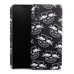DeinDesign Galaxy A70 Handy Premium Case Smartphone Handyh&uuml;lle Schutzh&uuml;lle gl&auml;nzend Rb Leipzig Logo Muster Premium Case