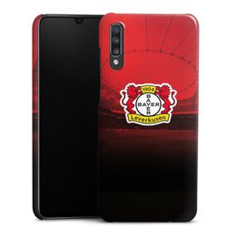 DeinDesign Galaxy A70 Handy Premium Case Smartphone Handyh&uuml;lle Schutzh&uuml;lle gl&auml;nzend Bayer 04 Leverkusen Official Licensed Product Stadium Premium Case