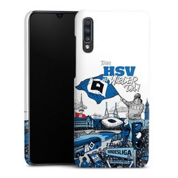 DeinDesign Galaxy A70 Handy Premium Case Smartphone Handyh&uuml;lle Schutzh&uuml;lle gl&auml;nzend Ascent Hamburger Sv Official Licensed Product Premium Case