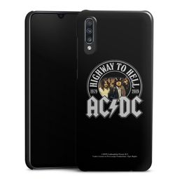 DeinDesign Galaxy A70 Handy Premium Case Smartphone Handyh&uuml;lle Schutzh&uuml;lle gl&auml;nzend Acdc Official Licensed Product Rock Premium Case