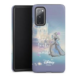 DeinDesign Galaxy S20 FE 5G Handy Panzer Handyh&uuml;lle robuste Outdoor H&uuml;lle Schutzh&uuml;lle gl&auml;nzend Disney Cinderella Official Licensed Product Tough Case