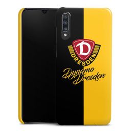 DeinDesign Galaxy A70 Handy Premium Case Smartphone Handyh&uuml;lle Schutzh&uuml;lle gl&auml;nzend Sg Dynamo Dresden Official Licensed Product Sgd Premium Case