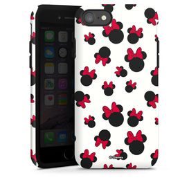 DeinDesign iPhone SE (2022) Handy Panzer Handyh&uuml;lle robuste Outdoor H&uuml;lle Schutzh&uuml;lle matt Official Licensed Product Disney Minnie Mouse Tough Case