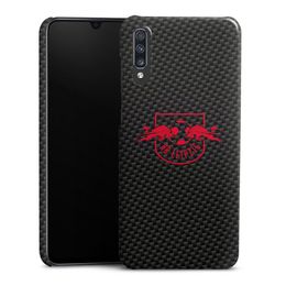 DeinDesign Galaxy A70 Handy Premium Case Smartphone Handyh&uuml;lle Schutzh&uuml;lle gl&auml;nzend Rb Leipzig Official Licensed Product Carbon Premium Case