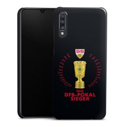 DeinDesign Galaxy A70 Handy Premium Case Smartphone Handyh&uuml;lle Schutzh&uuml;lle gl&auml;nzend Trophy Official Licensed Product Vfb Stuttgart Premium Case