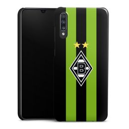 DeinDesign Galaxy A70 Handy Premium Case Smartphone Handyh&uuml;lle Schutzh&uuml;lle gl&auml;nzend Stripes Borussia M&ouml;nchengladbach Gladbach Premium Case