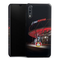 DeinDesign Galaxy A70 Handy Premium Case Smartphone Handyh&uuml;lle Schutzh&uuml;lle gl&auml;nzend Official Licensed Product Bayer 04 Leverkusen Stadium Premium Case
