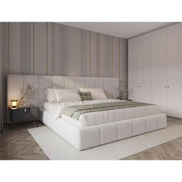 Chameo Polsterbett, Beige, Kunststoff, Buche, Schichtholz, 180x200 cm, Bettkasten, Lattenrost, gepolstertes Kopfteil, in verschiedenen Gr&ouml;&szlig;en erh&auml;ltlich, Schlafzimmer, Betten, Polsterbetten