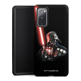 DeinDesign Galaxy S20 FE Handy Panzer Handyh&uuml;lle robuste Outdoor H&uuml;lle Schutzh&uuml;lle gl&auml;nzend Merchandise Darth Vader Star Wars Tough Case