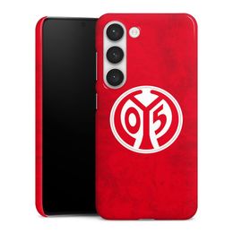 DeinDesign Galaxy S23 Handy Premium Case Smartphone Handyh&uuml;lle Schutzh&uuml;lle gl&auml;nzend Nullf&uuml;nfer 1. Fsv Mainz 05 E.V. Official Licensed Product Premium Case