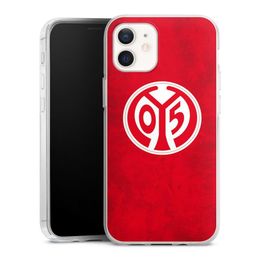 DeinDesign iPhone 12 Handy Silikon H&uuml;lle Case transparent Handyh&uuml;lle 1. Fsv Mainz 05 E.V. Nullf&uuml;nfer Official Licensed Product Silikon Case
