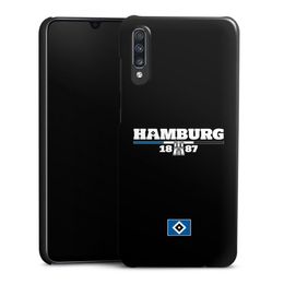 DeinDesign Galaxy A70 Handy Premium Case Smartphone Handyh&uuml;lle Schutzh&uuml;lle gl&auml;nzend Hamburg Official Licensed Product Hsv Premium Case