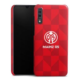 DeinDesign Galaxy A70 Handy Premium Case Smartphone Handyh&uuml;lle Schutzh&uuml;lle gl&auml;nzend Mainz 05 Official Licensed Product Merchandise Premium Case