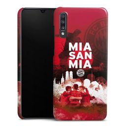 DeinDesign Galaxy A70 Handy Premium Case Smartphone Handyh&uuml;lle Schutzh&uuml;lle gl&auml;nzend Mia San Mia Fcb Fc Bayern M&uuml;nchen Premium Case